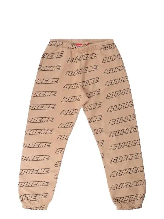 Supreme Repeat Sweatpant - Light Brown