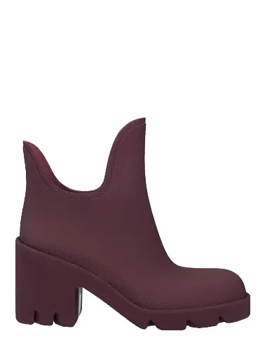 Burberry Rubber Ankle Boots - Purple