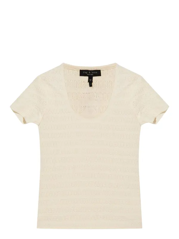 Rag & Bone Julia T-shirt - Neutrals