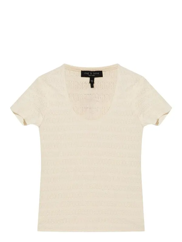 Rag & Bone Julia T-shirt - Neutrals
