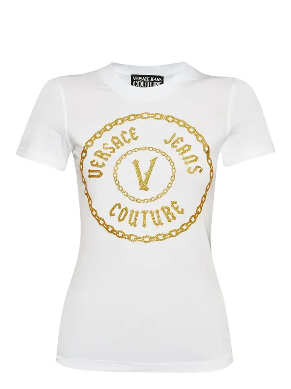 Versace Logo-print T-shirt - White