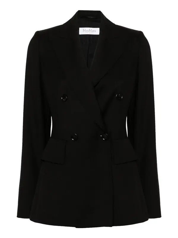 Max Mara Osanna Double-breasted Blazer - Black