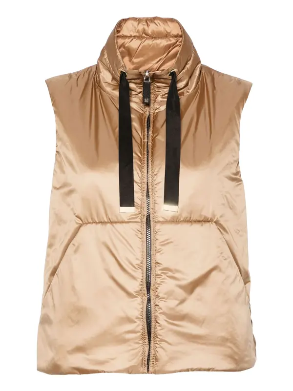 Max Mara Water-repellent Gilet - Brown