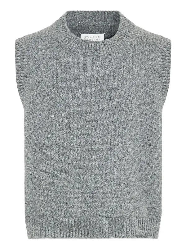 MAISON MARGIELA Shetland Wool Vest - Grey