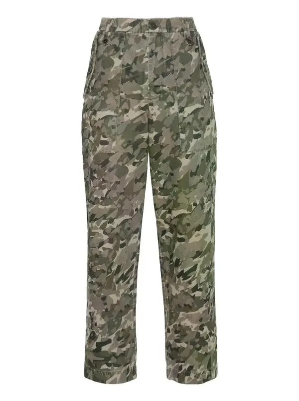 Zadig&Voltaire Camouflage Print Trousers - Green