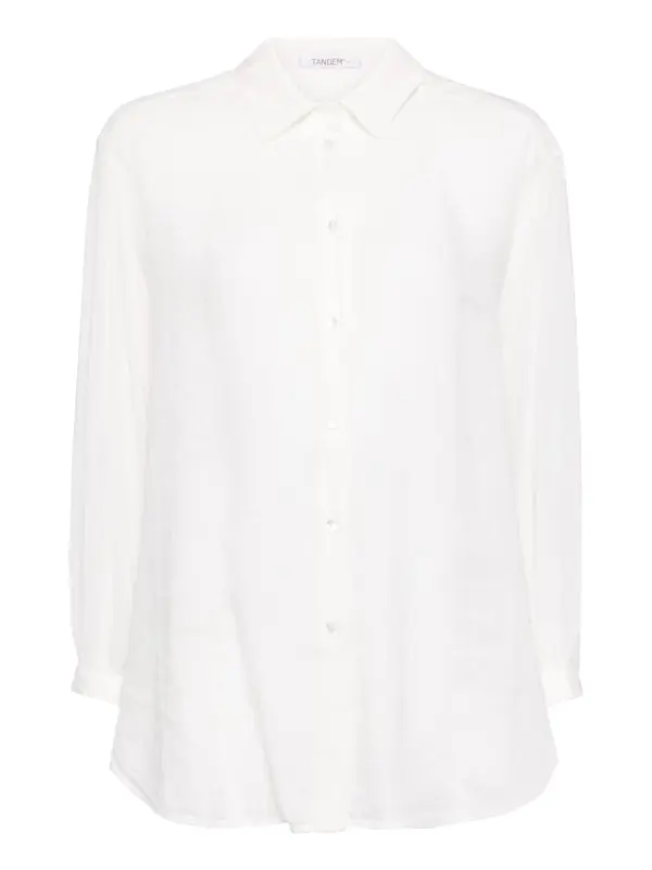 Transit Linen Shirt - White