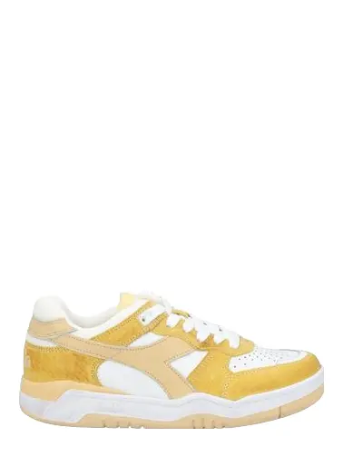 DIADORA HERITAGE Leather Sneakers - Yellow