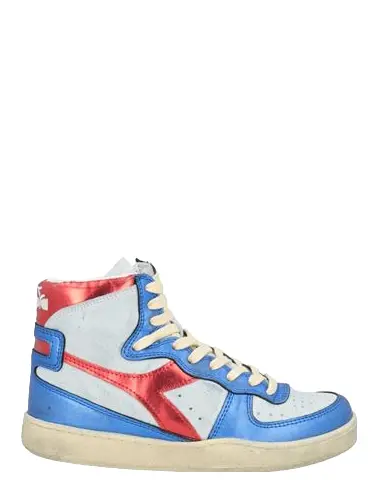 DIADORA HERITAGE Pigskin High-top Sneakers - Blue