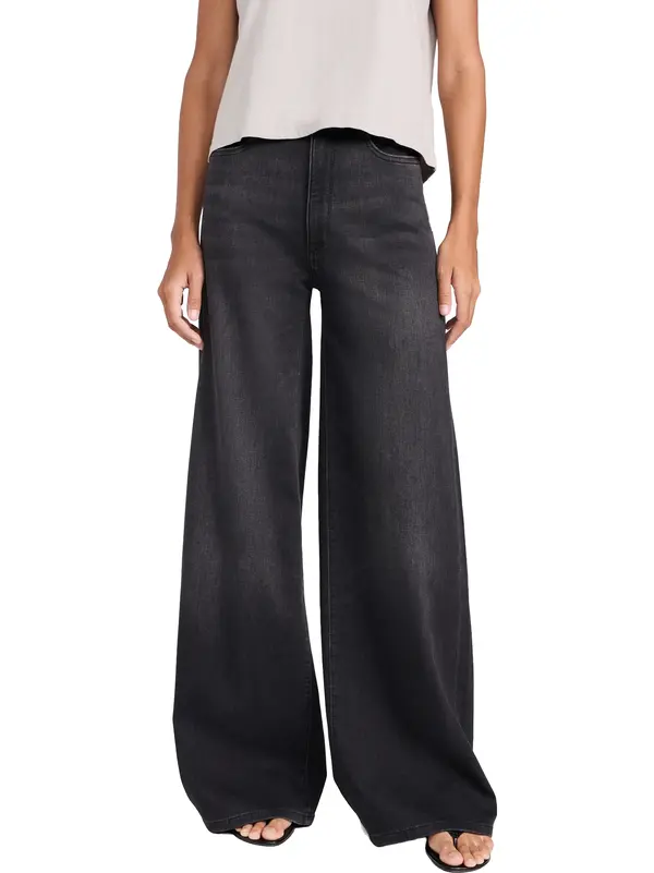 DL1961 Softwear Hepburn Wide Leg Jeans - Dark Haze (softwear)