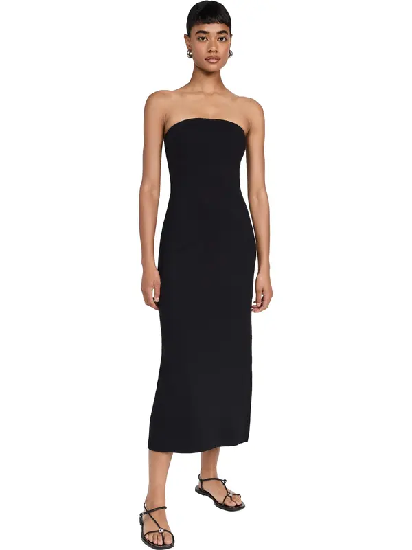PERFECTWHITETEE Blondie Strapless Dress - True Black