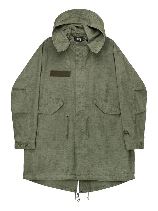 StÜssy Nyco Fishtail Parka - Green