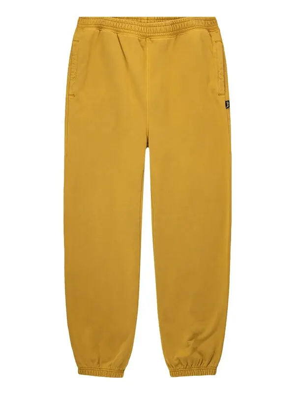 StÜssy Pigment Dyed Fleece Pant - Gold