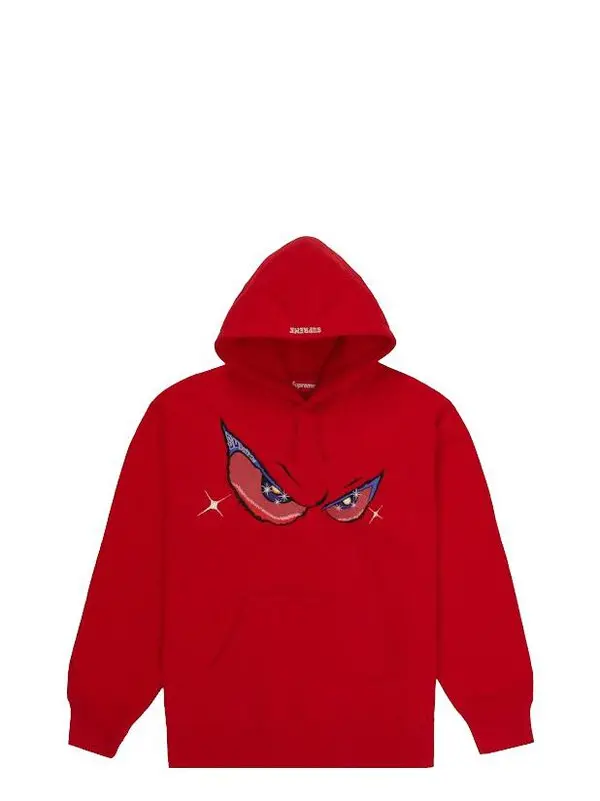 Supreme Eyes Hooded Sweatshirt - Red