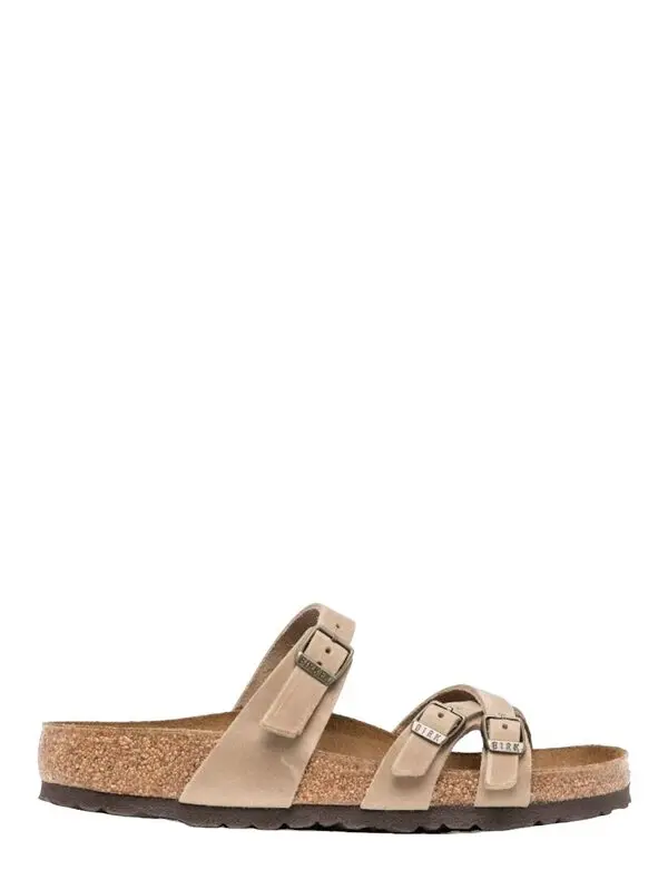 BIRKENSTOCK Franca Oiled Sandals - Tobacco