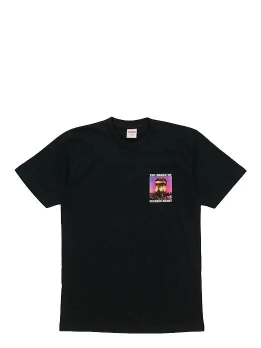 Supreme Broke My Heart Tee Shirt - Black