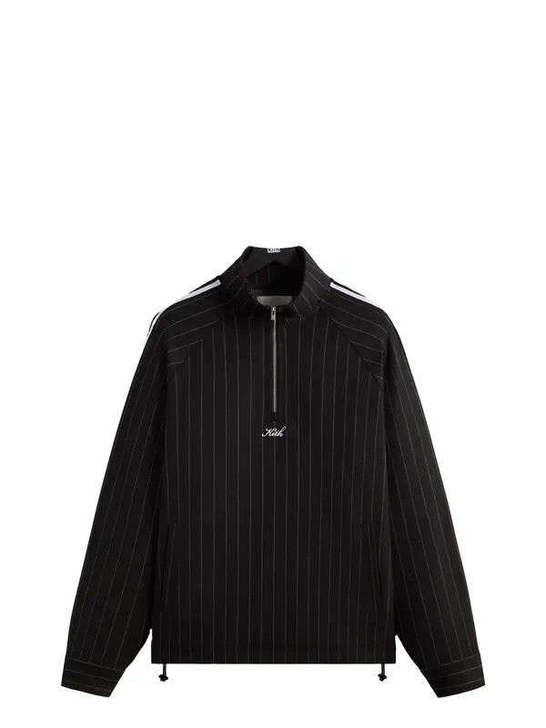 Kith Double Weave Riley Quarter Zip - Black