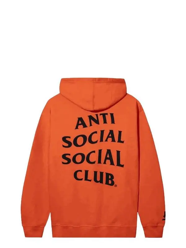 ANTI SOCIAL SOCIAL CLUB X Undefeated Still Paranoid Hoodie - Orange