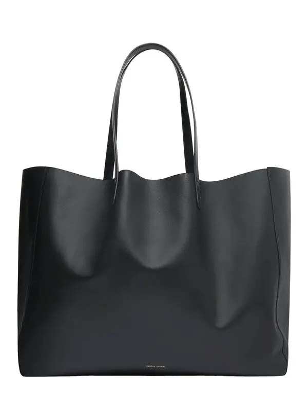 MANSUR GAVRIEL Juno Oversized Lambskin Tote - Black