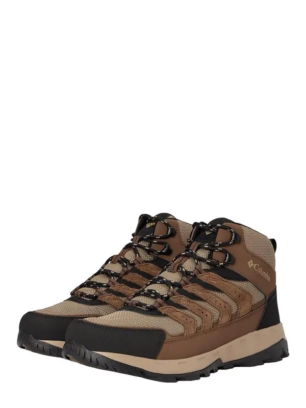 Columbia Strata Trail Mid Waterproof Athletic Shoes - Brown