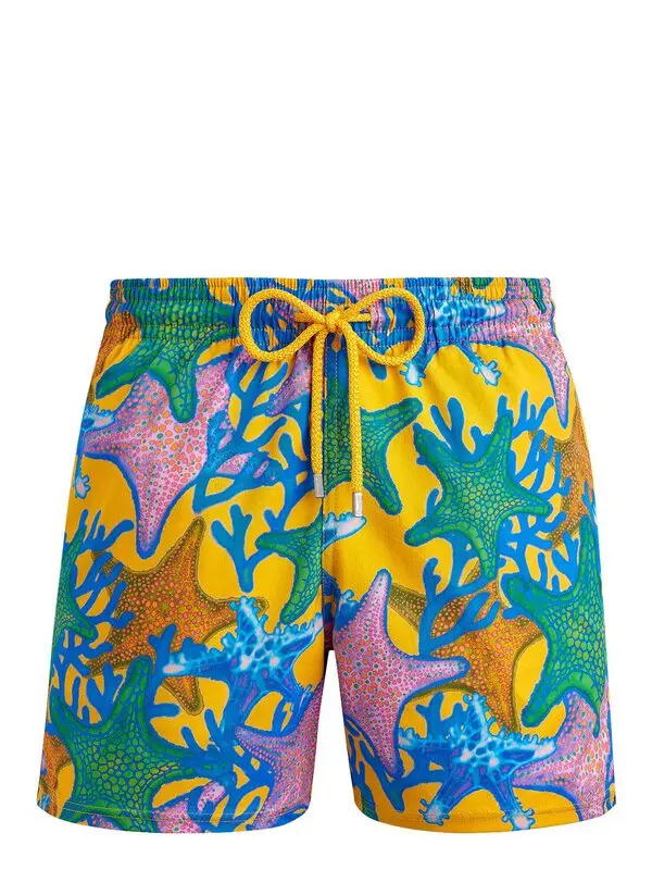 Vilebrequin Starfish Print Swim Shorts - Maize