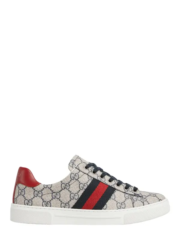 Gucci Ace Sneaker With Web - Blue