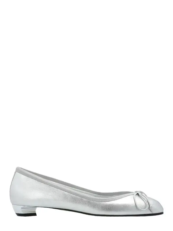 Alexander McQueen Armadillo Ballerina Flats - Silver