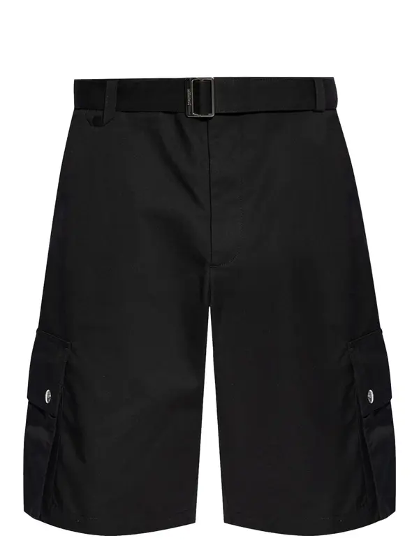 Jacquemus Belted Cargo Shorts - Black