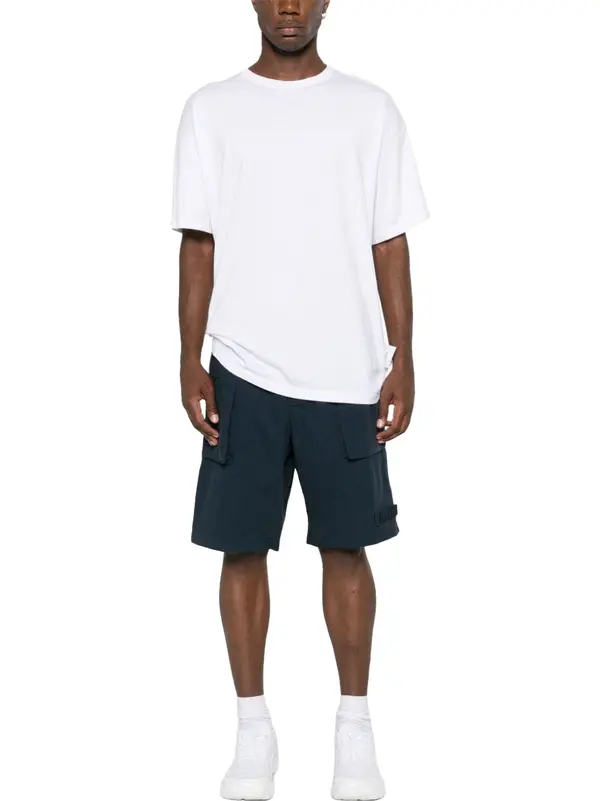 Aspesi Logo-patch Cargo Shorts - Blue
