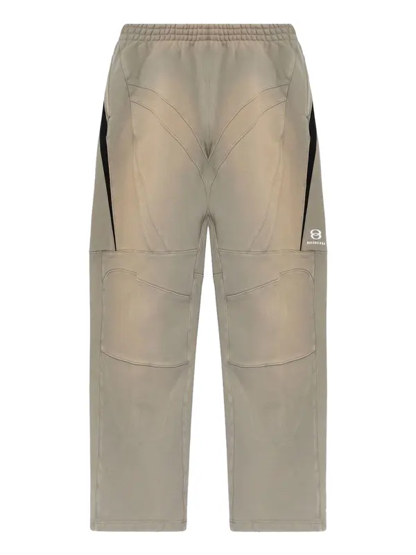 Balenciaga Cotton Biker Trousers - Grey