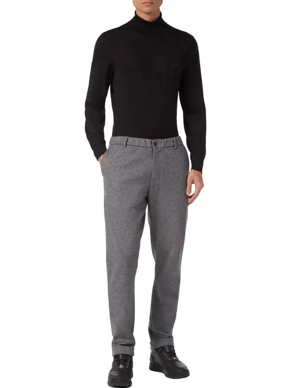 BILLIONAIRE Wool-silk Tapered Trousers - Grey