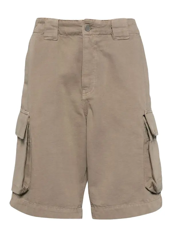 IRO PARIS Jobby Denim Cargo Shorts - Neutrals