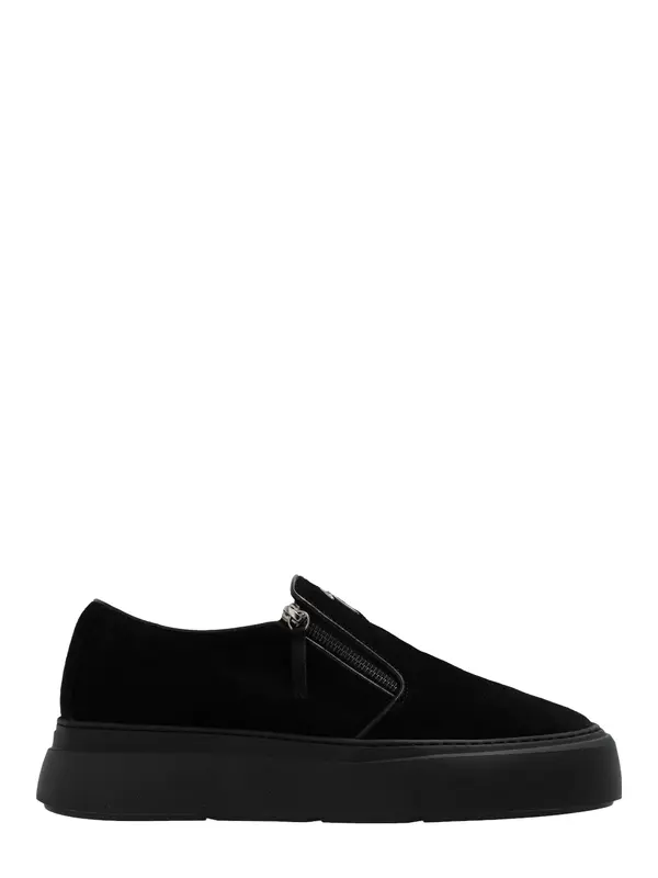 GIUSEPPE ZANOTTI Logo-tag Sneakers - Black