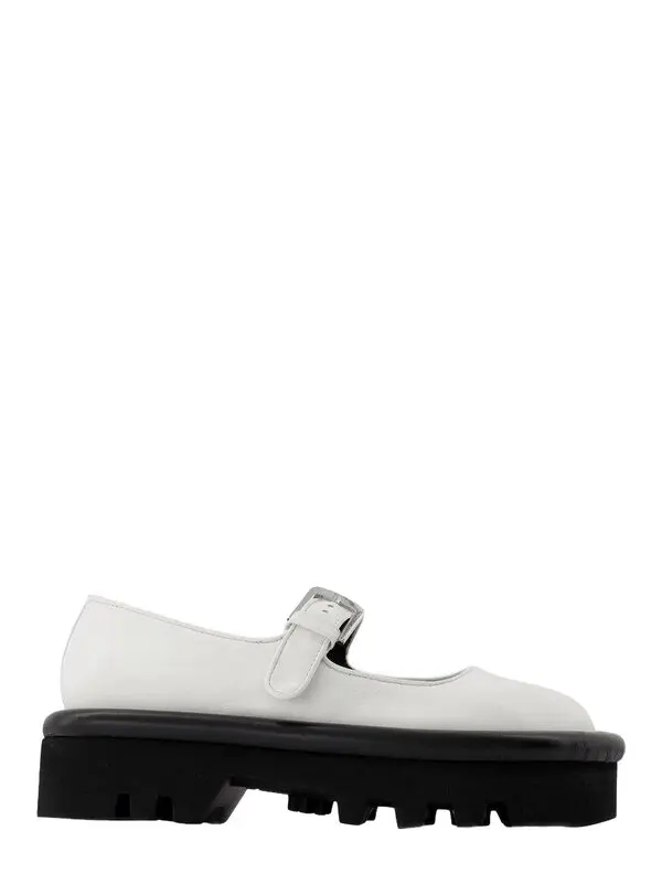 JW Anderson Bumper Chunky Flats - White