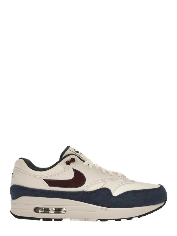 Nike Air Max 1 Sneakers - Coconut Milk/burgundy Crush