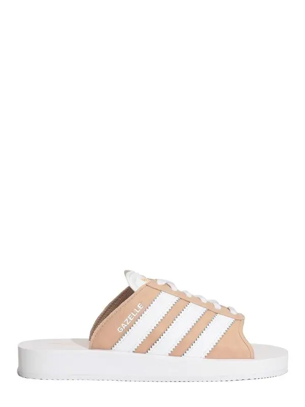 Adidas Gazelle Beach Slides - Magic Beige/footwear White
