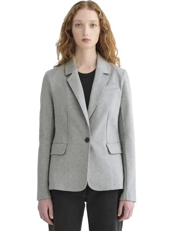 Everlane Dream Blazer - Mid Heather Grey