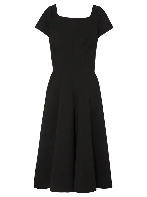 EMILIA WICKSTEAD Marielle Open-back Midi Dress - Black