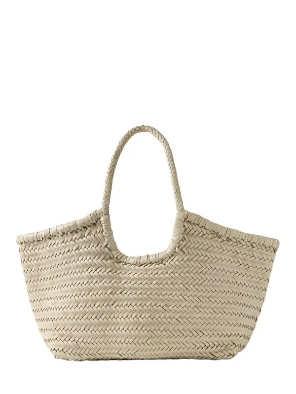 Dragon Diffusion Nantucket Large Woven Leather Tote - Neutrals