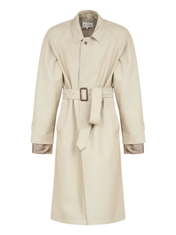 MAISON MARGIELA Layered Trench Coat - Neutrals