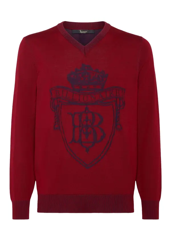 BILLIONAIRE Wool Pullover - Red
