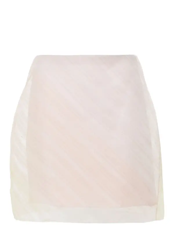 Viktor & Rolf Tulle-overlay Mini Skirt - Pink