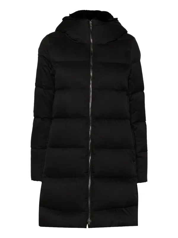 Herno Quilted Padded Coat - Black