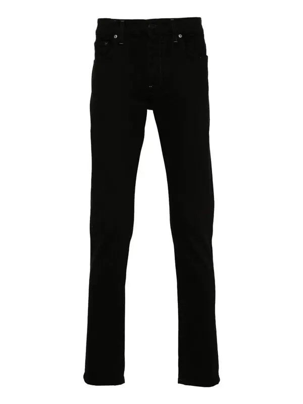 PT TORINO Swing Low-rise Slim-fit Jeans - Black