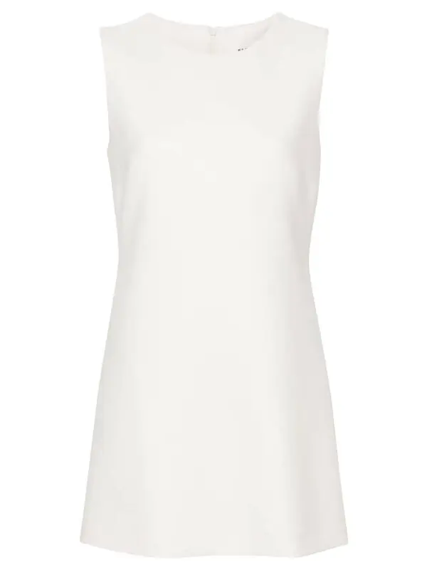 P.a.r.o.s.h Dart-detail Sleeveless Dress - White