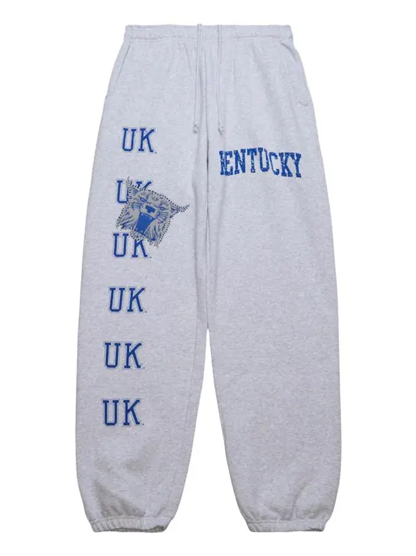 TRAVIS SCOTT X Mitchell & Ness Kentucky Wildcats Classic Sweatpants - Heather Gray