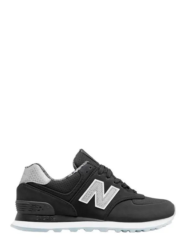 NEW BALANCE 574 Luxe - Black/snakeskin