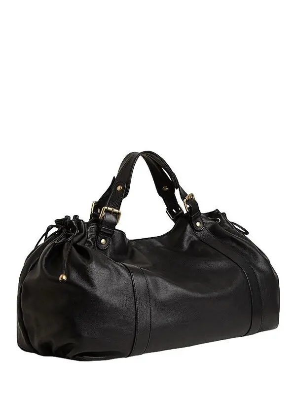 Gerard Darel 72h Leather Handbag - Black