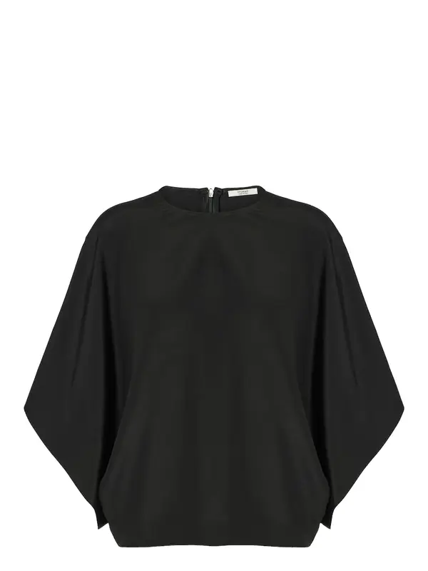 FFORME Tenley Draped Top - Black