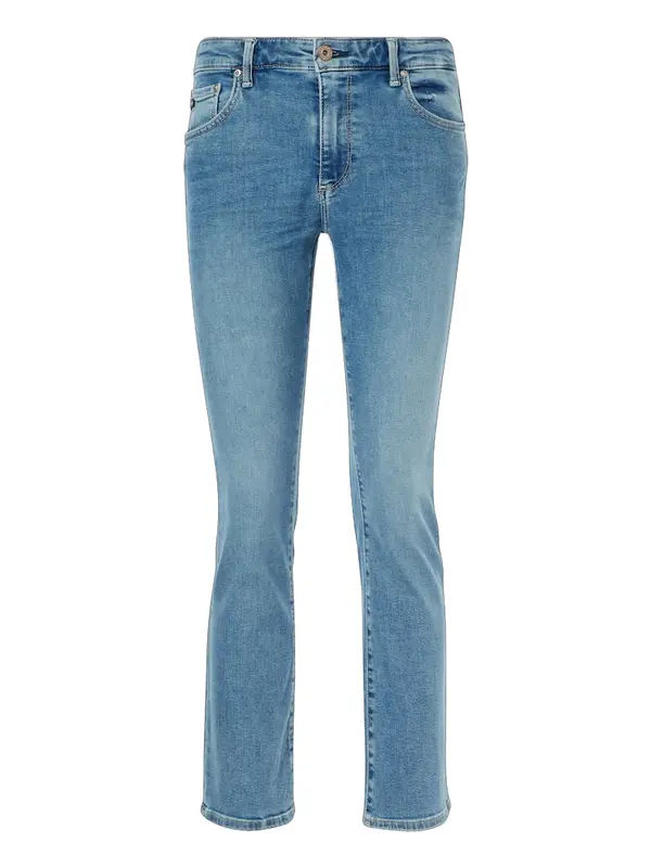 Ag Jodi Cropped Flare Jeans - Blue