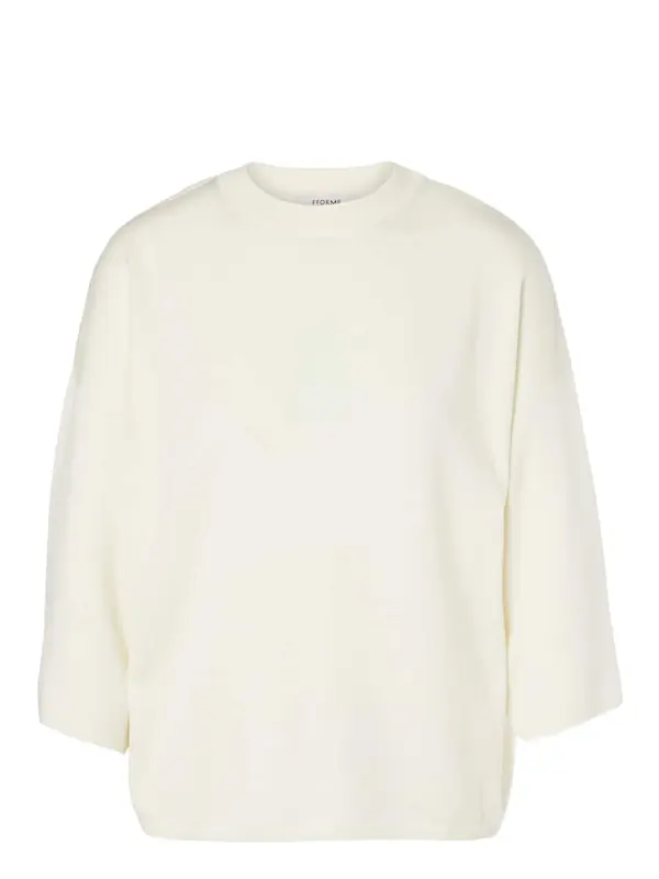 FFORME Quincy Wool T-shirt - White